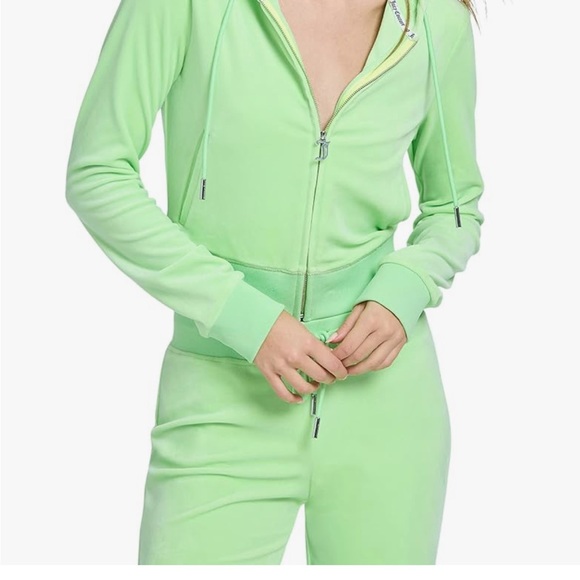 Juicy Couture | Tops | Juicy Couture Lime Green Short Jacket Set | Poshmark